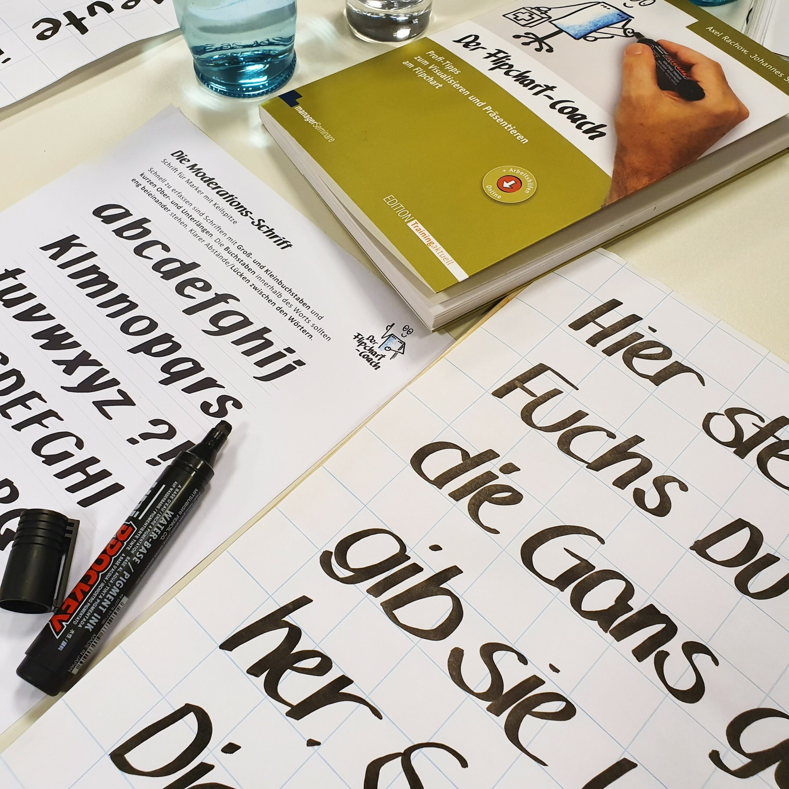 F Flipchart-Coach Moderations-Schrift – Flipchart-Coach | Flipcharts für Präsentationen und ...
