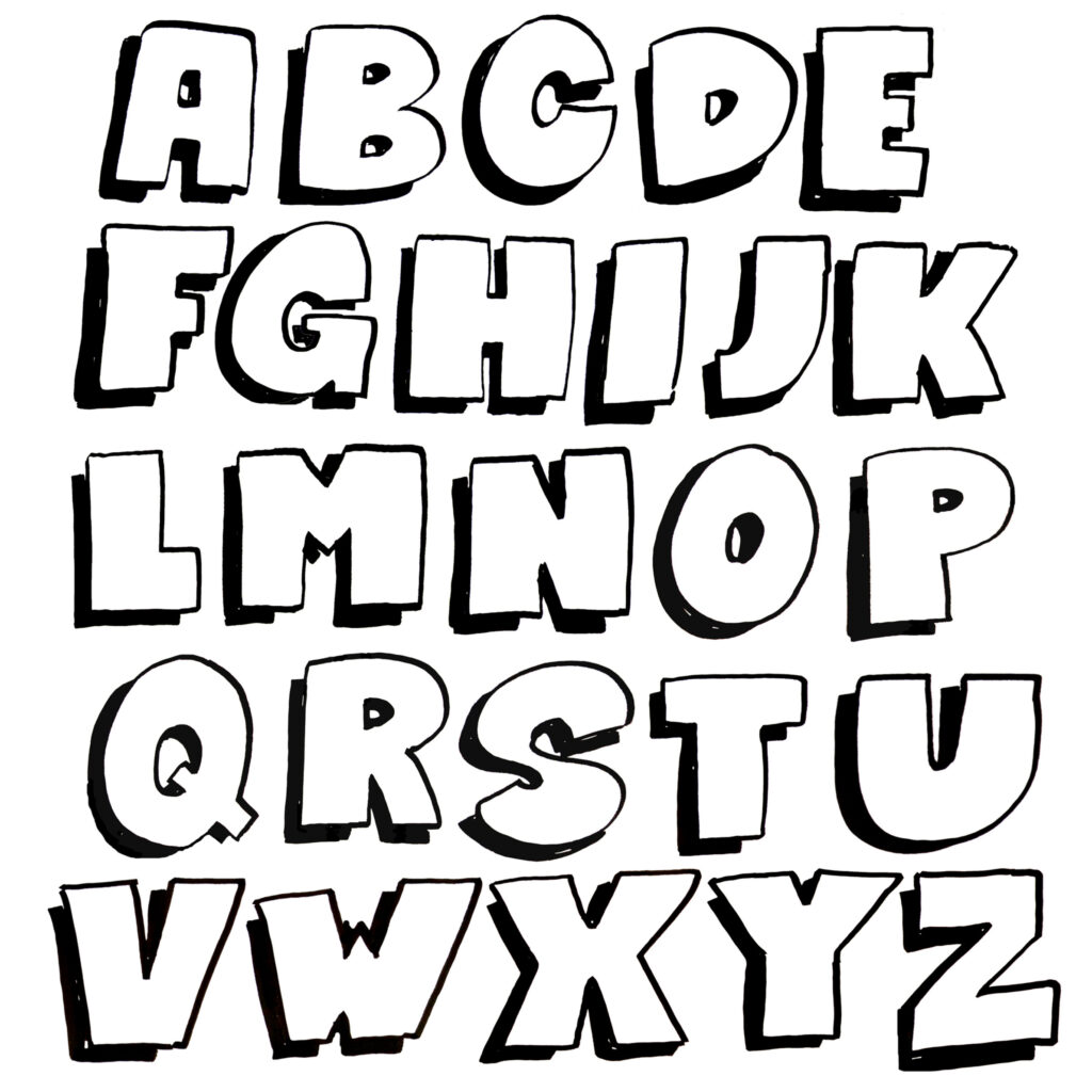 Outline-Schrift | Flipchart-Coach | Flipcharts für Präsentationen und ...