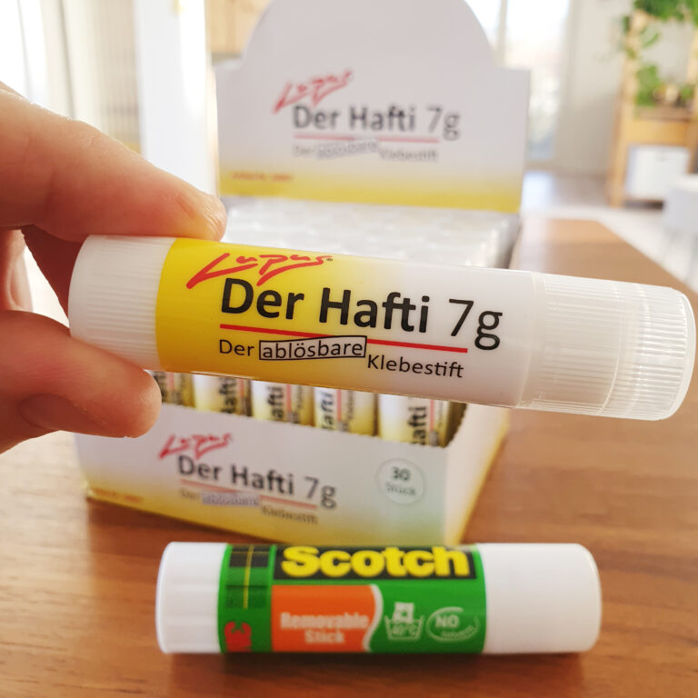 „DER HAFTI“ – unser Ersatz für den Scotch removable Klebestift ...